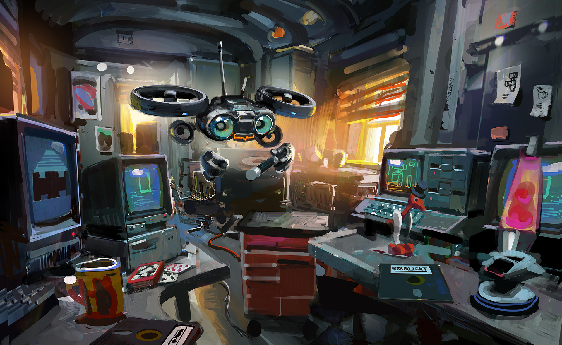 Science-Fiction in allen Facetten – Artworks von John Wallin Liberto ...