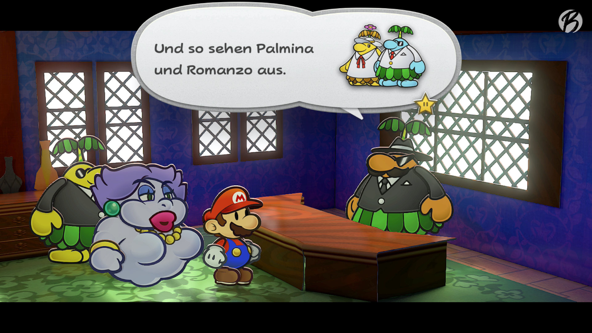 Paper Mario: Die Legende vom Äonentor - Palmina und Romanzo finden ...
